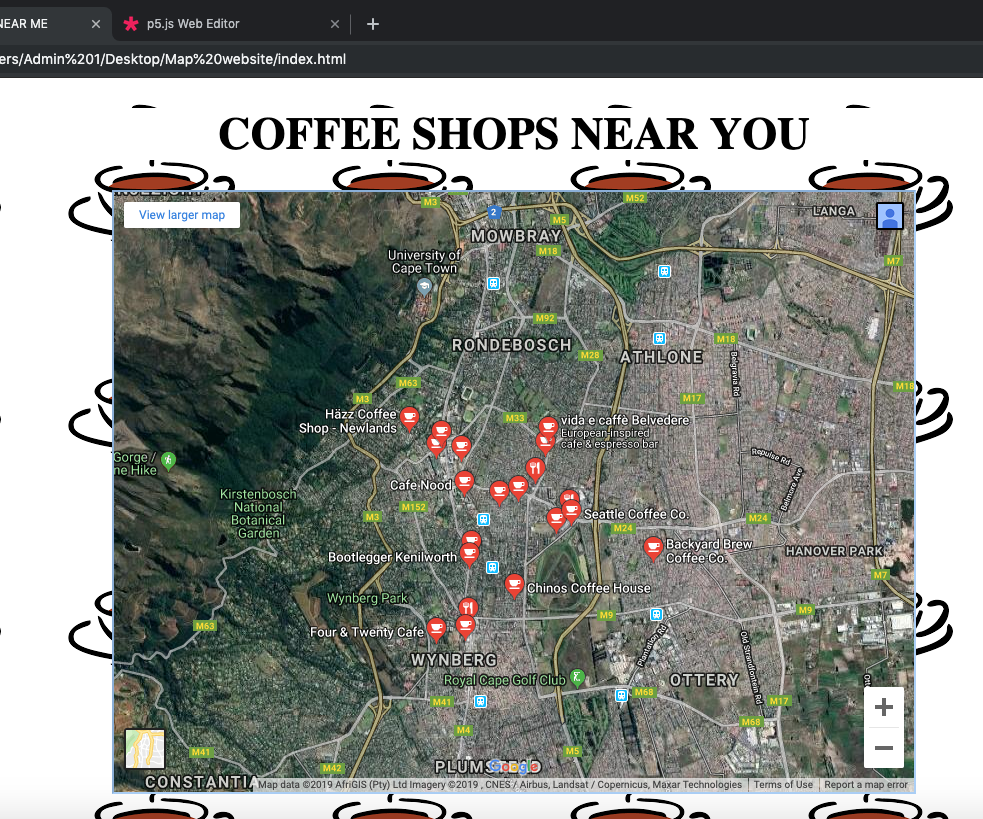 Make a Coffee Shop Locating Website : 9 Steps - Instructables