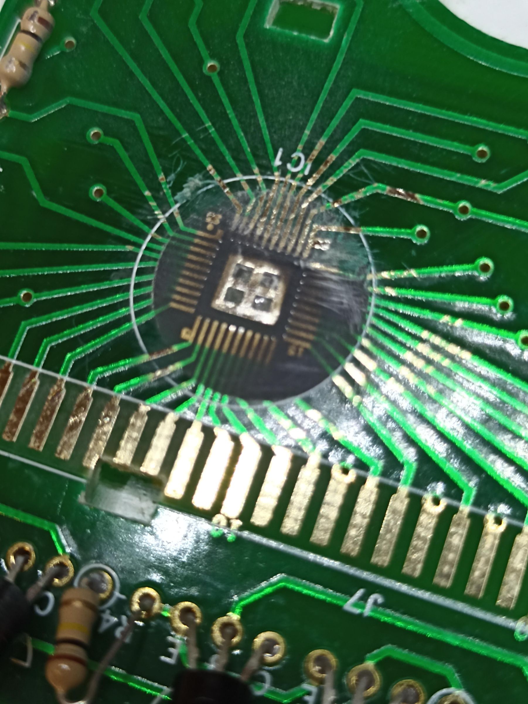 Replacing a 40 Pin COB With a 44 Pin QFP : 3 Steps (with Pictures ...