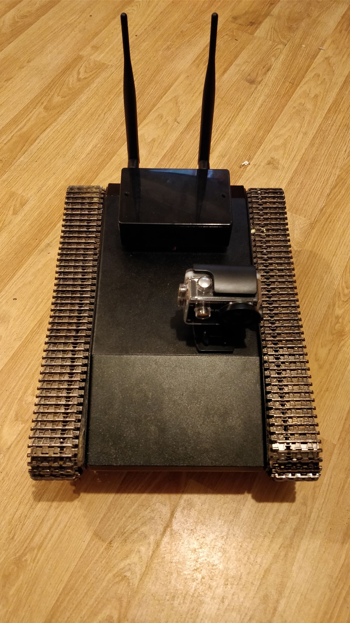 Rugged Remote Tracked Chassis Surveillance Bot : 7 Steps (with Pictures ...