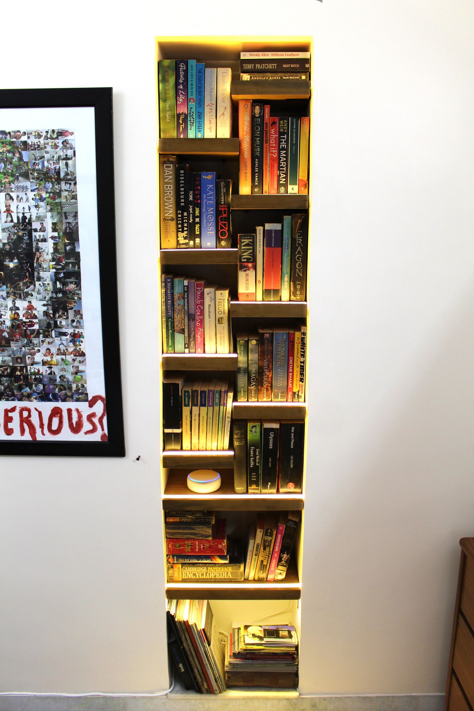 Alexa Controlled Bookshelf Lighting : 15 Steps (with Pictures ...