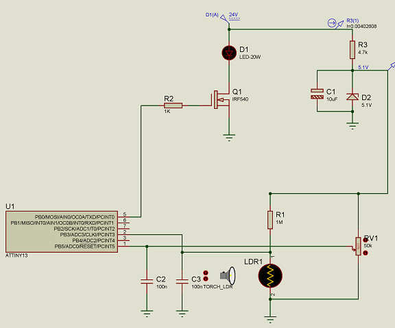 LDR Outdoor LED Light Controller Under 450INR : 4 Steps - Instructables