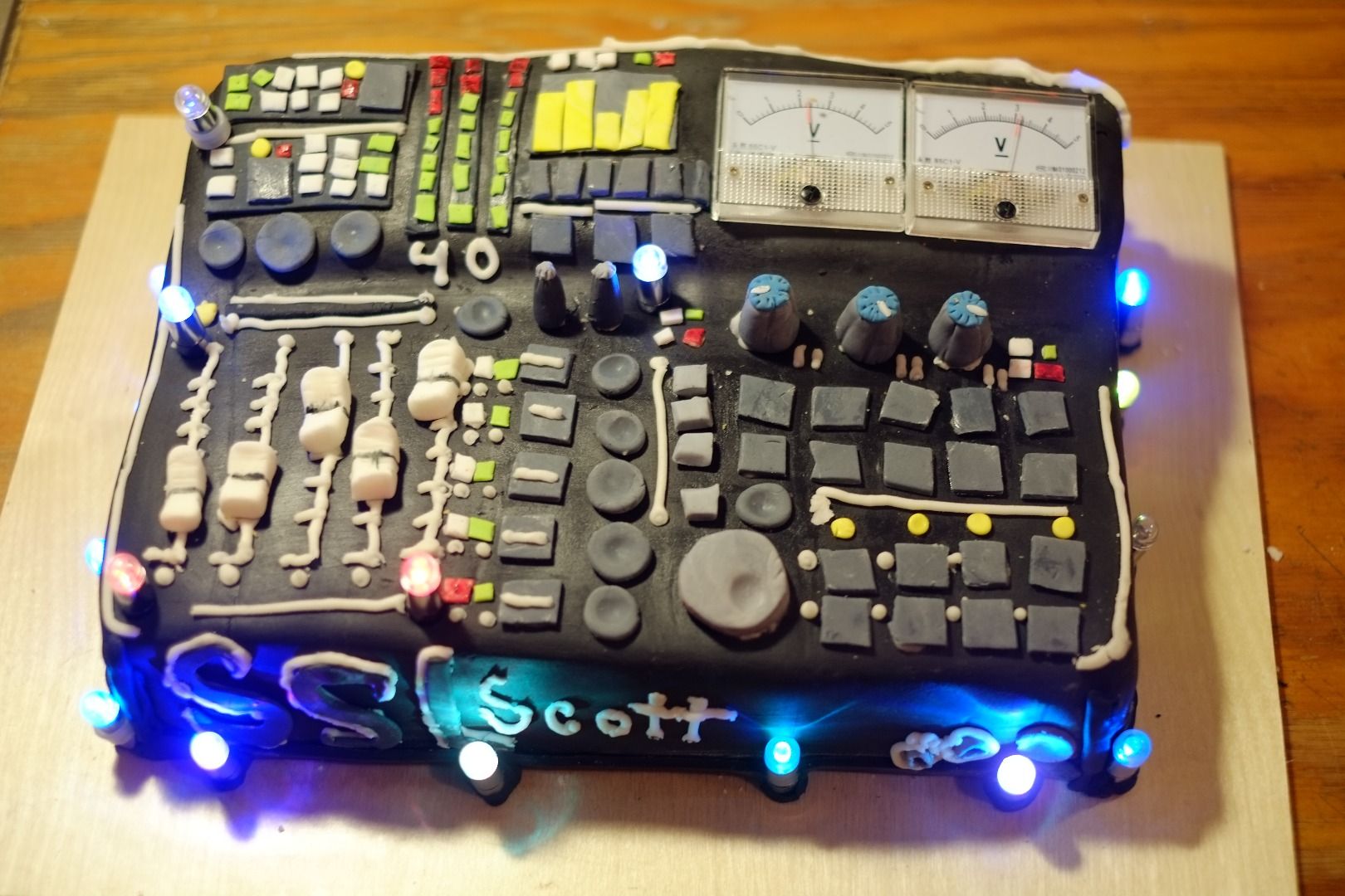 Soundboard Cake With Working Volt Meters : 12 Steps (with Pictures ...