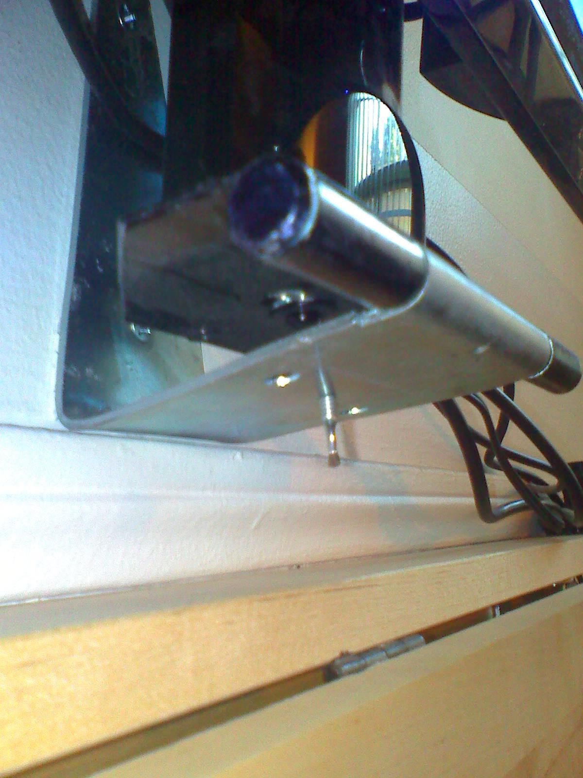 Space Saving Computer Monitor and Folding Desk Idea : 4 Steps ...