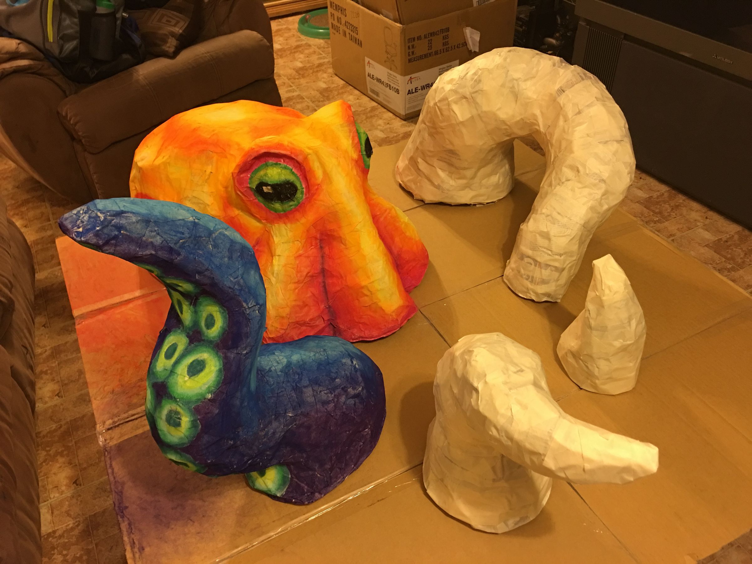 3D Octopus Sculpture Chalk Art : 3 Steps (with Pictures) - Instructables
