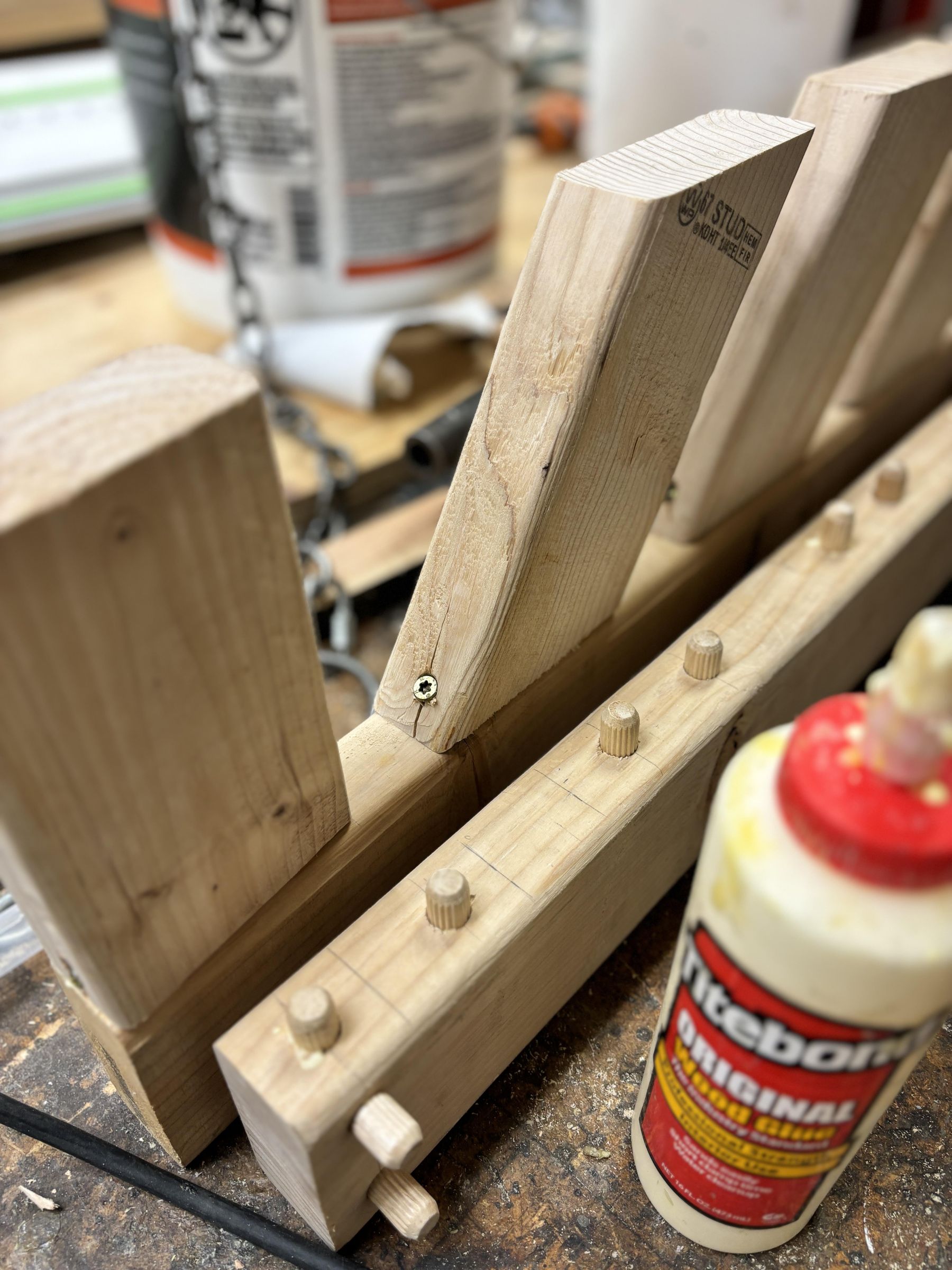DIY: Build a Skateboard Rack From 2x4 Stud Wood : 7 Steps (with ...