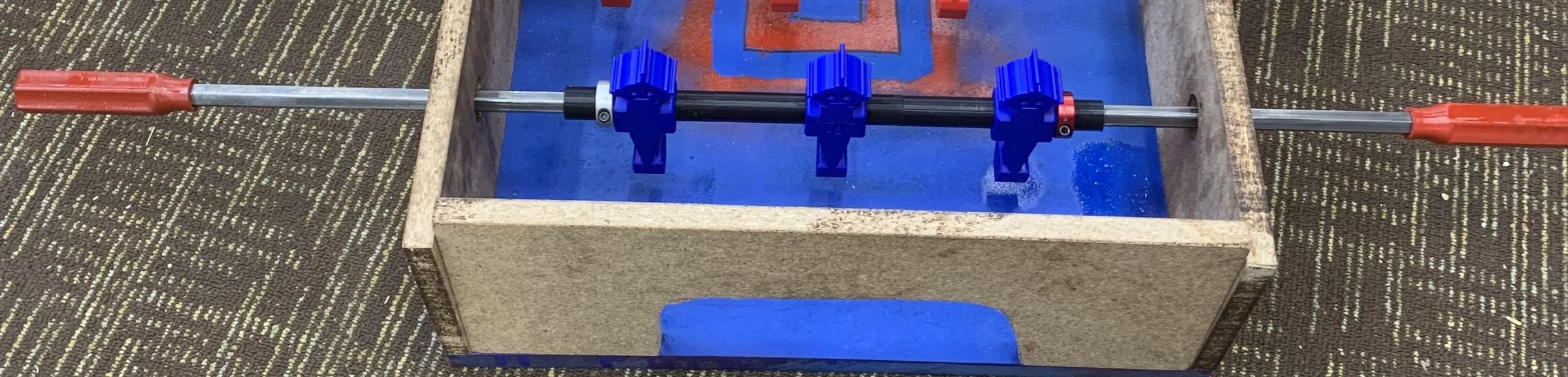 Tabletop Foosball Table Using Hex Shafts : 15 Steps - Instructables