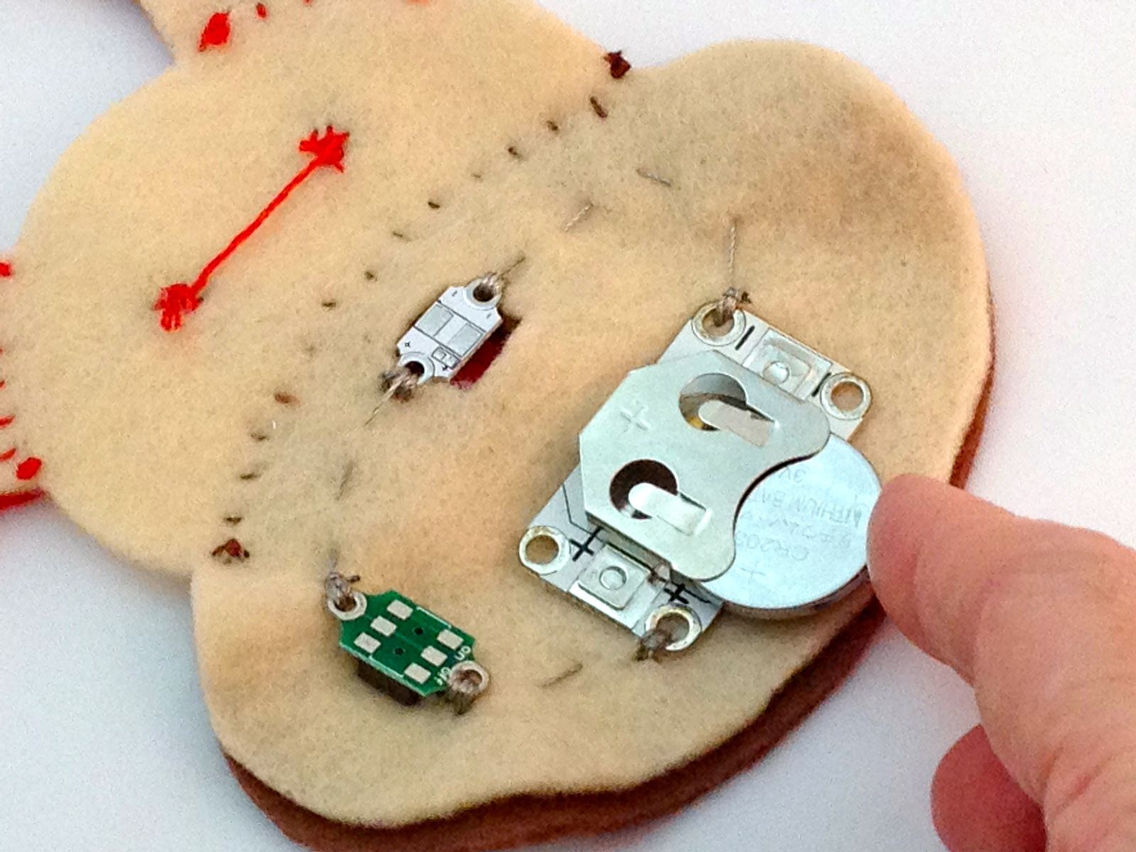 E-Textile Rudolph Christmas Decoration : 4 Steps (with Pictures ...