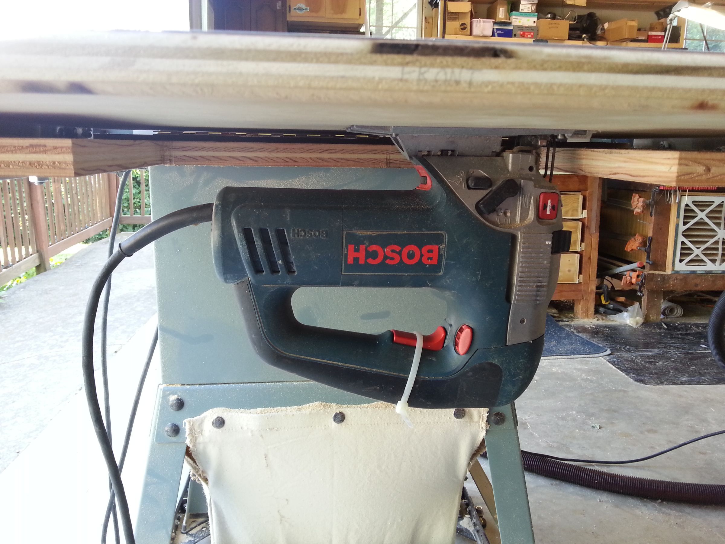 Add a Jig Saw Table to Your Table Saw : 6 Steps (with Pictures ...