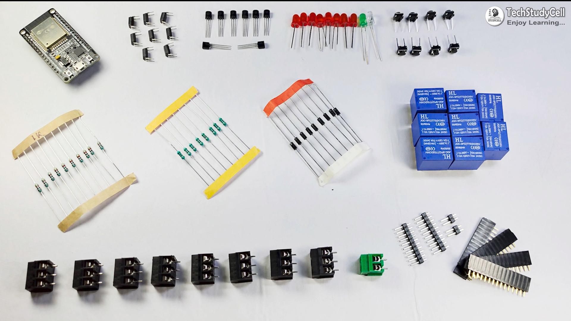 Home Automation Using Blynk IR Remote & ESP32 - IoT Projects 2021 : 17 ...
