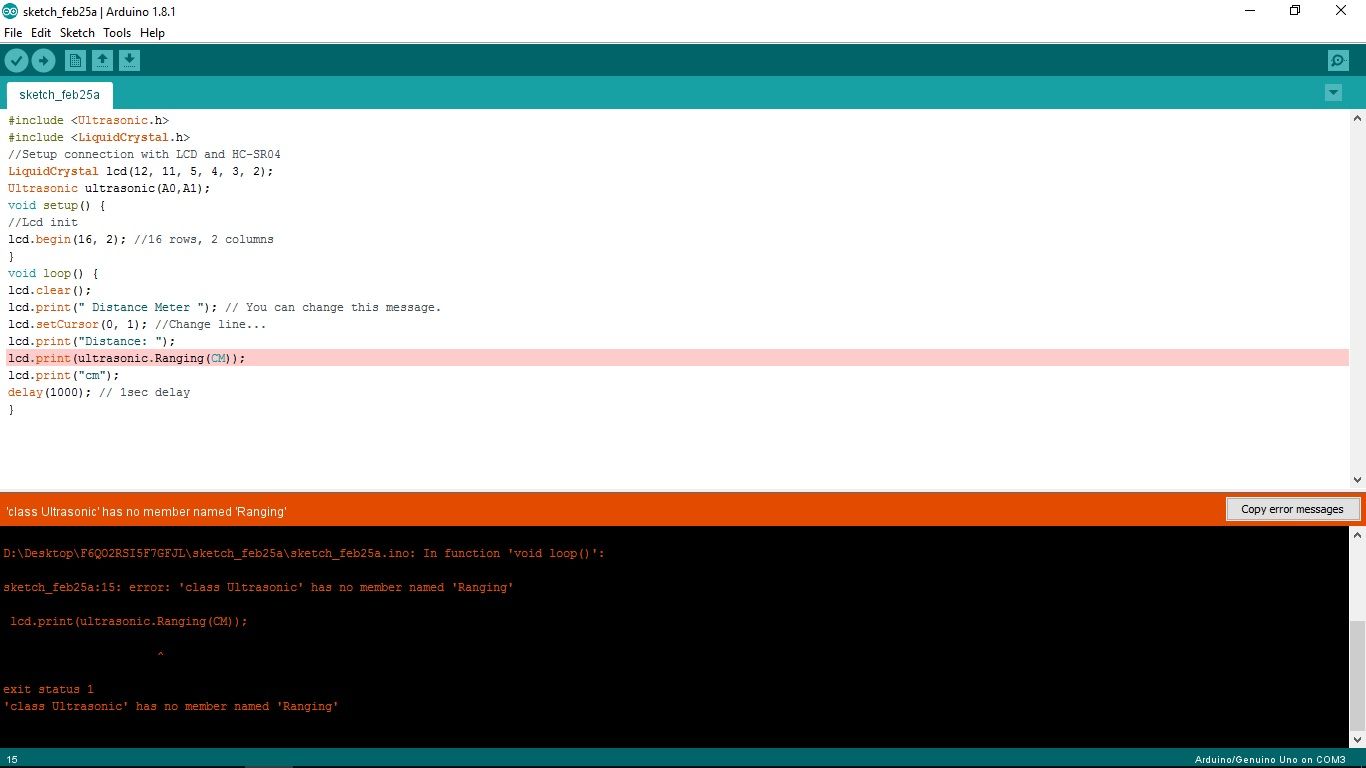 Arduino Based Distance Measure Box : 5 Steps - Instructables