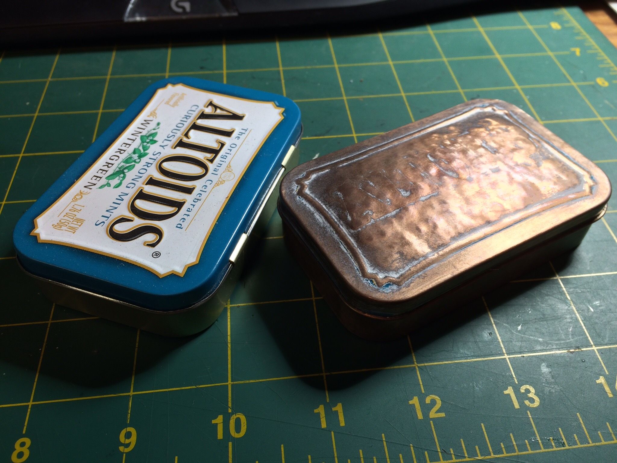 Copper Plated, Domed Altoids Box : 4 Steps (with Pictures) - Instructables
