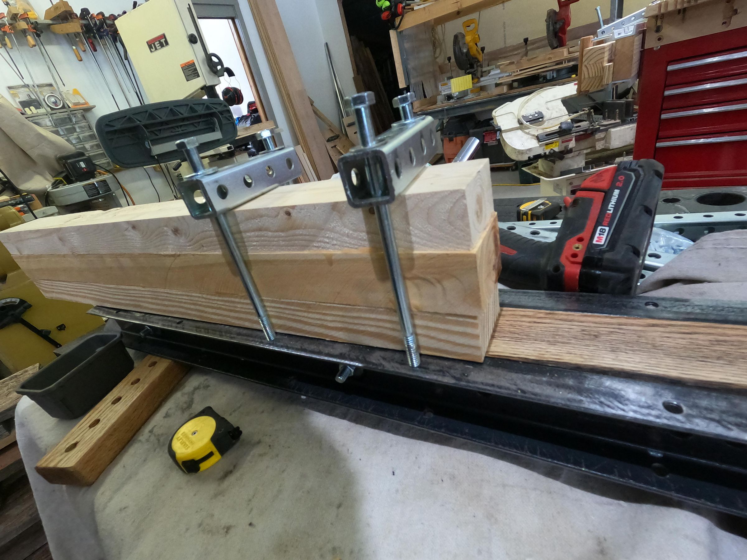 Multi-Clamp Glue-Up Jig for Fabricating DIY Wood Beams AKA a ...