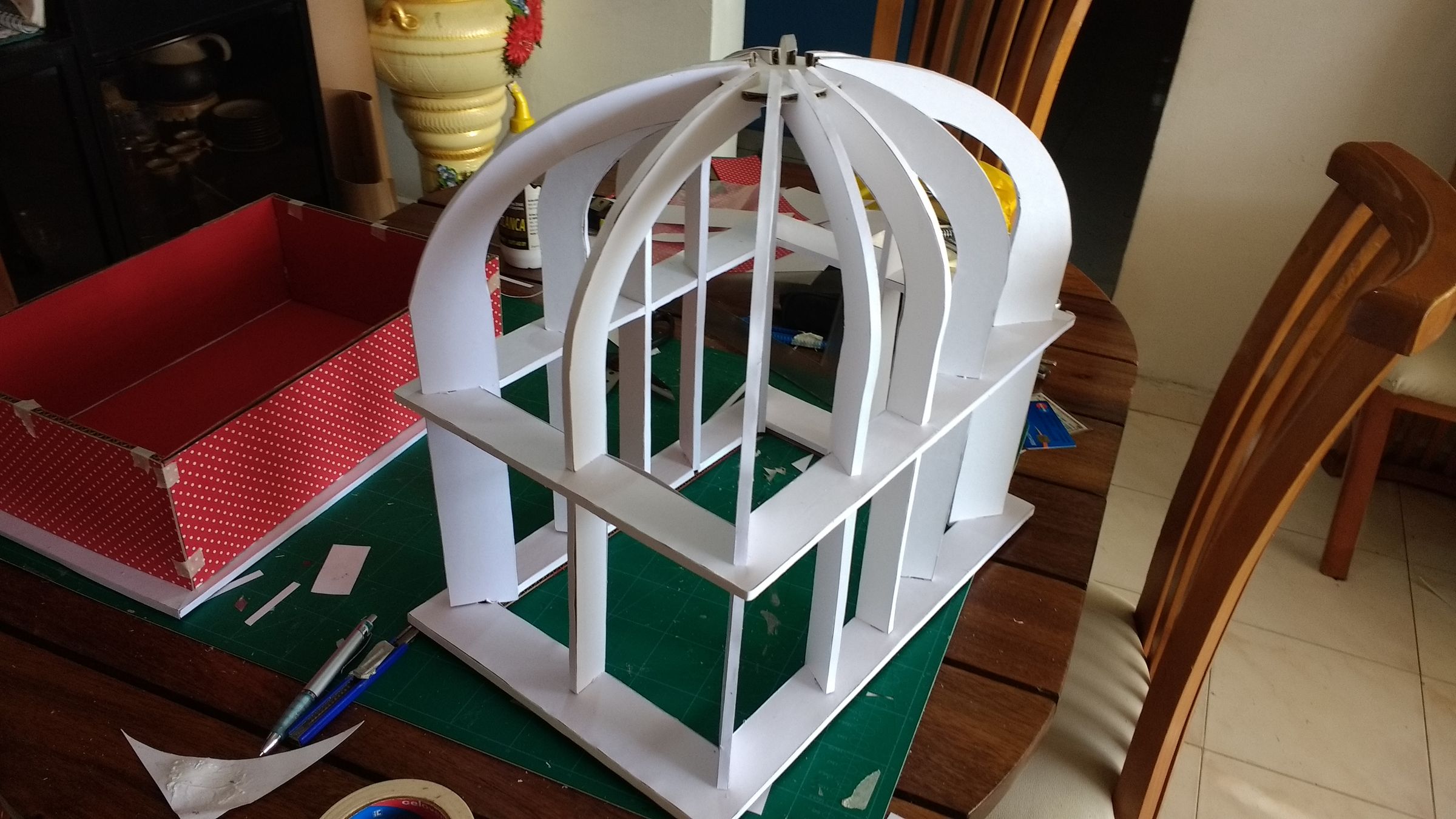 Cardboard Decorative Birdcage : 12 Steps (with Pictures) - Instructables