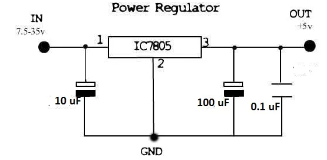 7805 Voltage Regulator (5V) Module: Quick Tutorial : 5 Steps ...