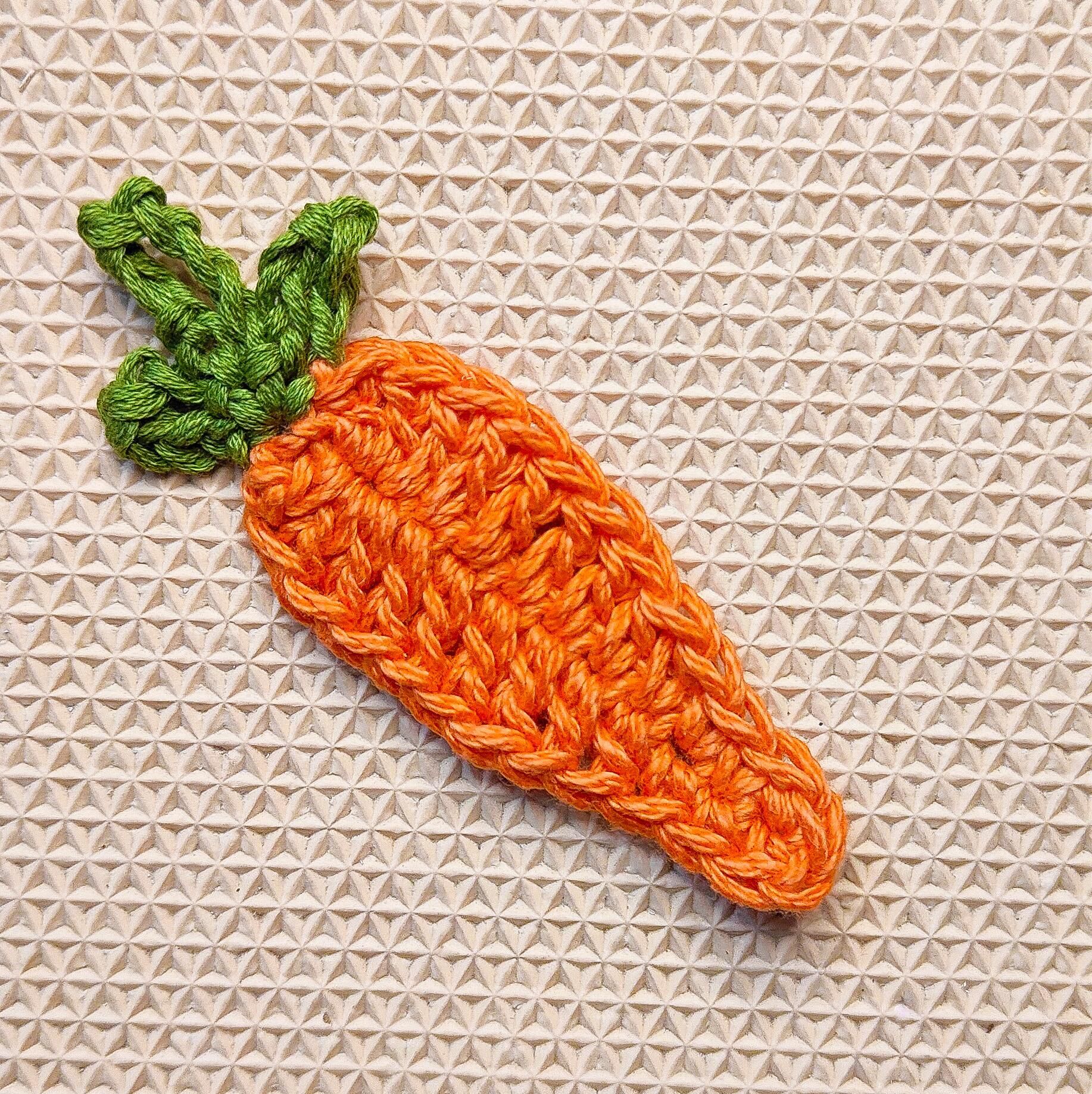 Super Easy and Cute Crochet Carrot Applique : 4 Steps (with Pictures ...