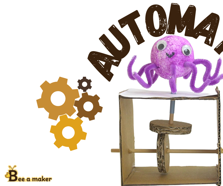 Simple and Cute Octopus Automata : 7 Steps - Instructables