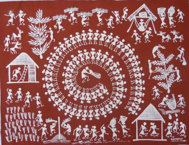 Warli Painting On T Shirts