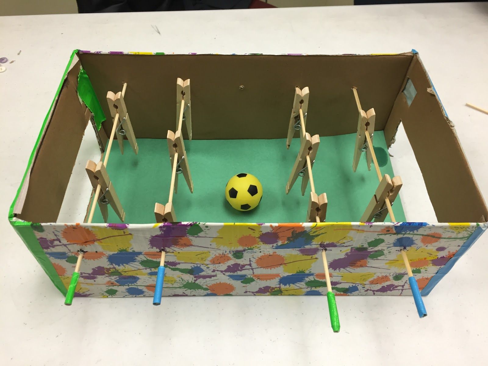 Shoebox Foosball Table! : 12 Steps (with Pictures) - Instructables
