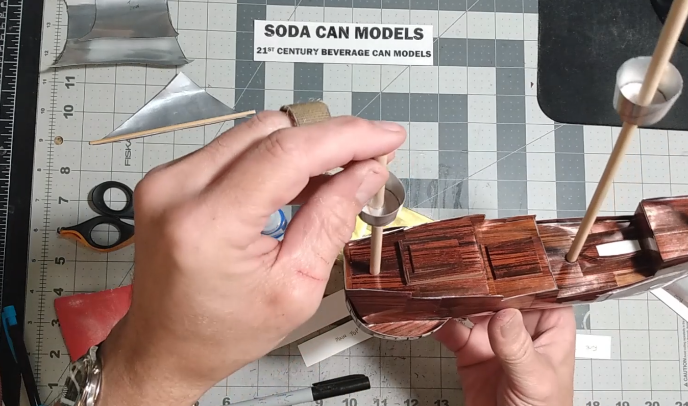 Float Your Soda Can Boat! DIY Sailing Ship Made From Soda Cans! : 15 ...