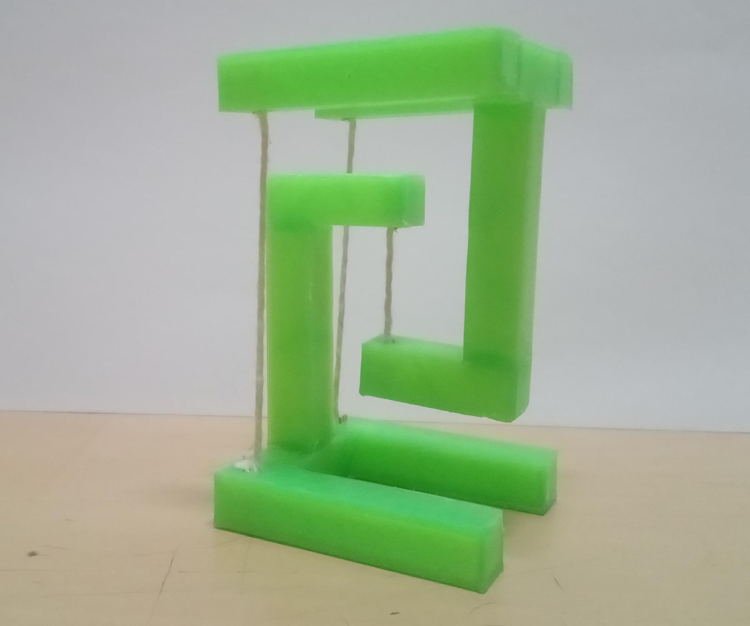 How to Make 3D Printed Structure Using Principal of Tensegrity? - Tinkercad