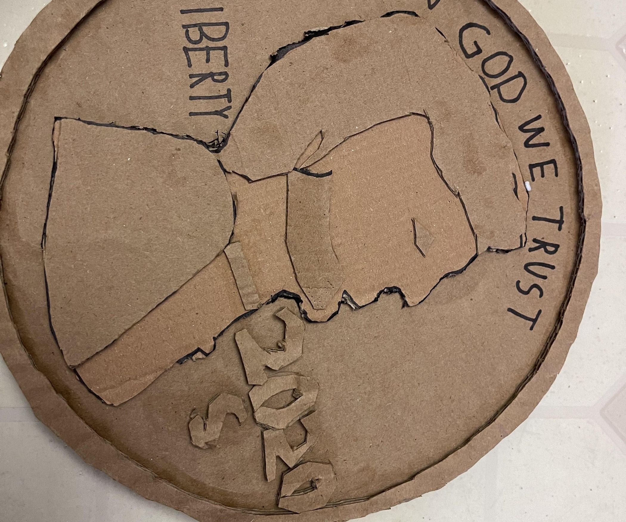 Giant Cardboard Penny : 6 Steps - Instructables