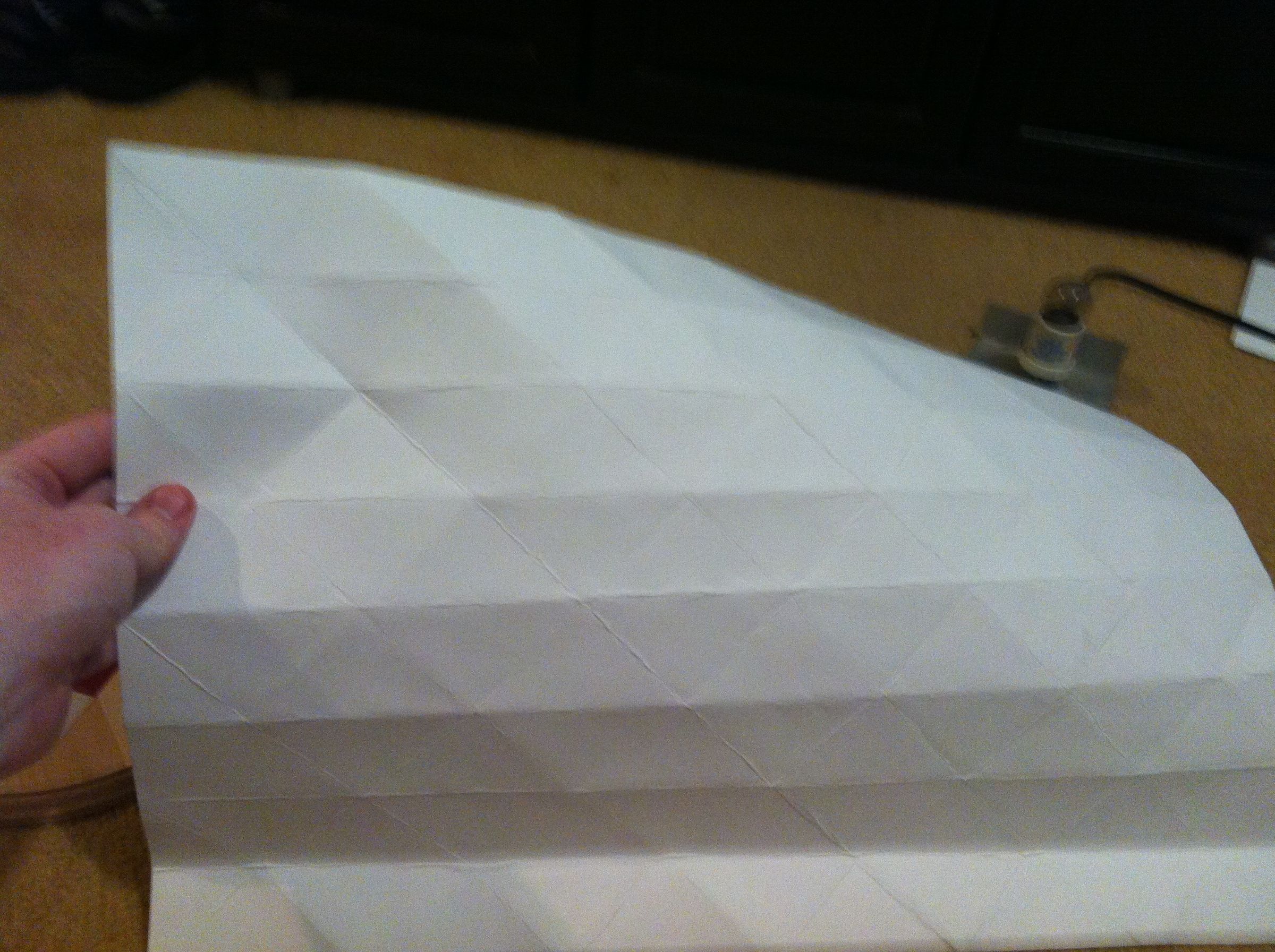 Simple Origami Lamp : 8 Steps - Instructables