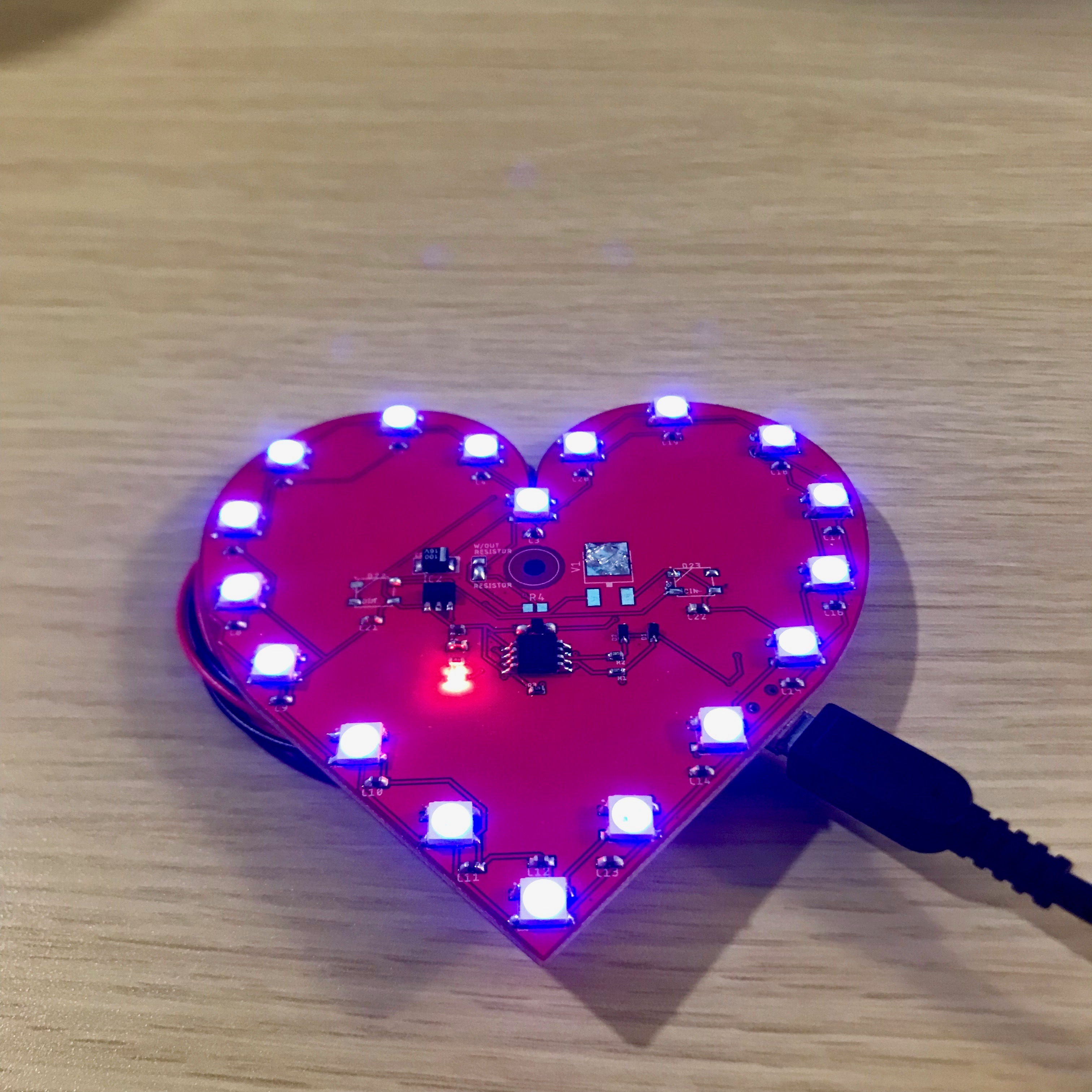 Valentines PCB Heart : 4 Steps (with Pictures) - Instructables