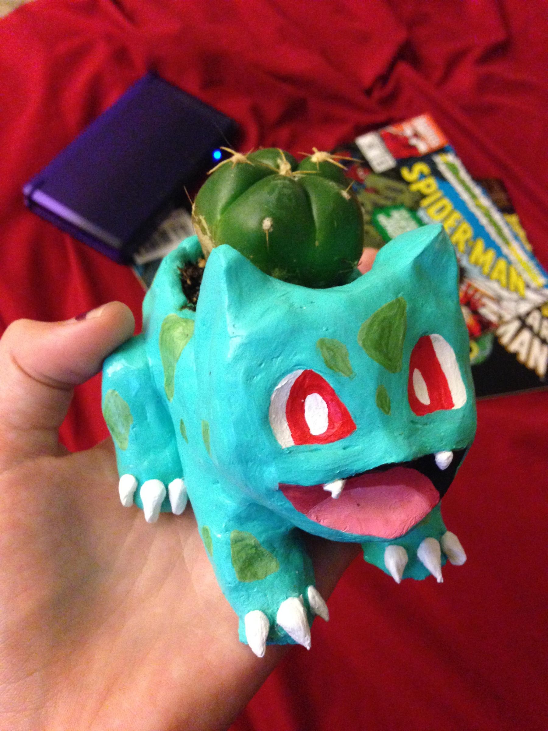 Bulbasaur Plant Holder : 5 Steps (with Pictures) - Instructables
