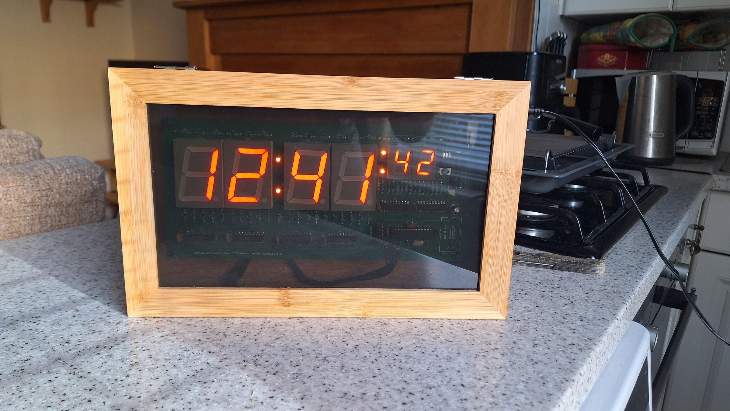 Large 6 Digit LED Clock 1.8" + 0.8" High Digits Using Arduino and DS3231 RTC : 5 Steps ...
