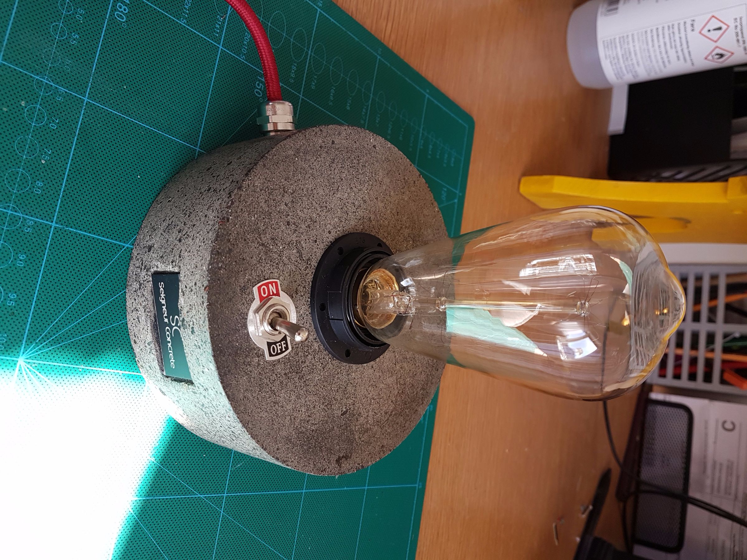 Exclusive Concrete Lamp : 17 Steps (with Pictures) - Instructables