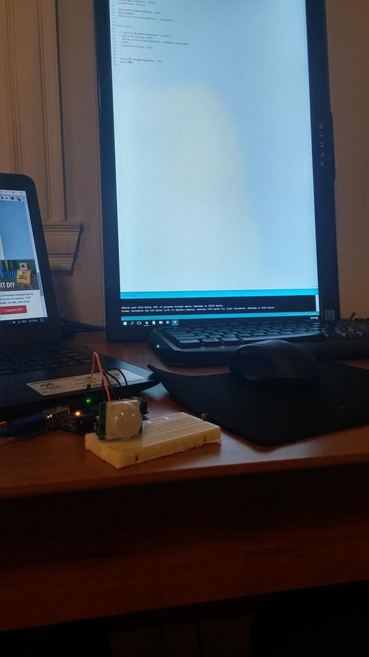 Arduino - PIR MOTION DETECTOR DSN-FIR800 - RCW 0506 - Instructables