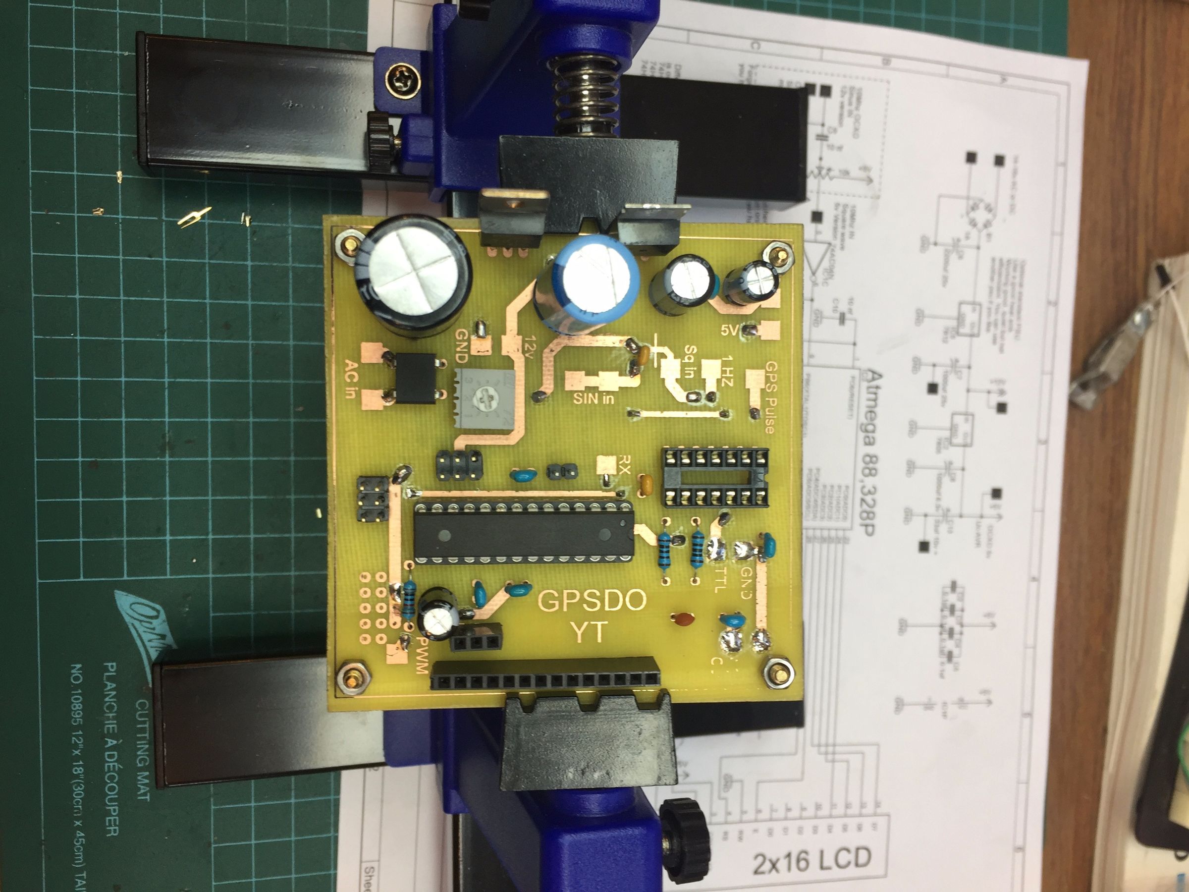 GPSDO YT 10 Mhz Lcd 2x16 With LED, UTC Time and GPS Localisation. : 26 Steps (with Pictures ...