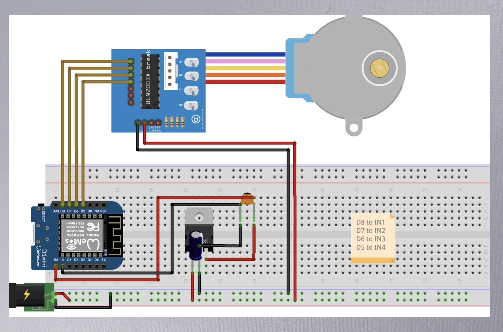 DIY Motorized WiFi Roller Blind - ESP8266 & Blynk : 8 Steps (with ...
