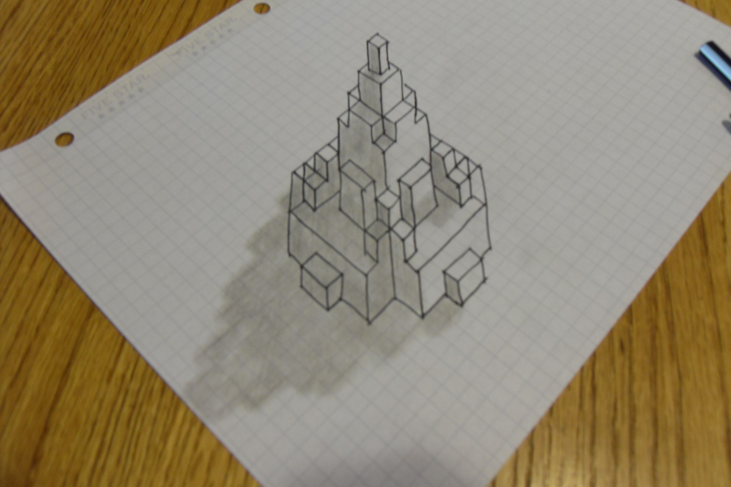 3D Buildings on Grid Paper! : 6 Steps (with Pictures) - Instructables