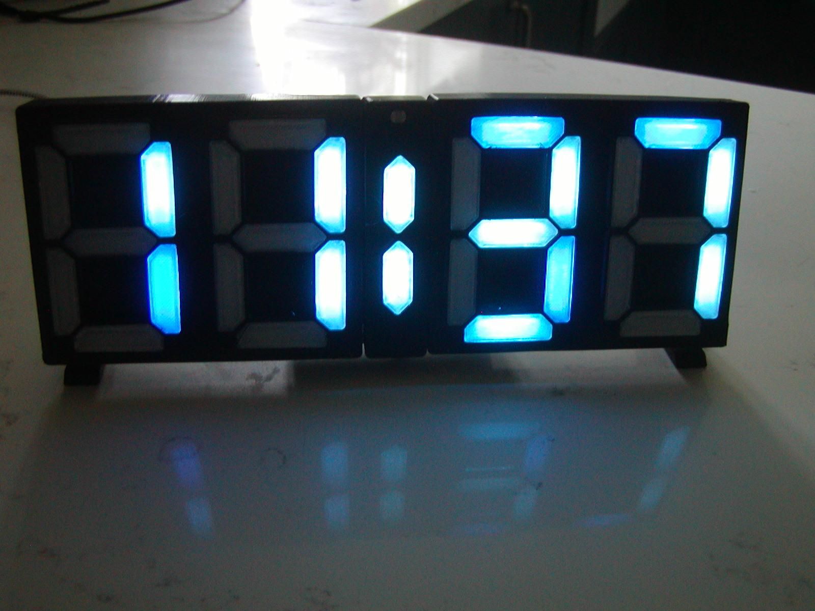7 Segment Clock - Small Printers Edition : 9 Steps (with Pictures ...