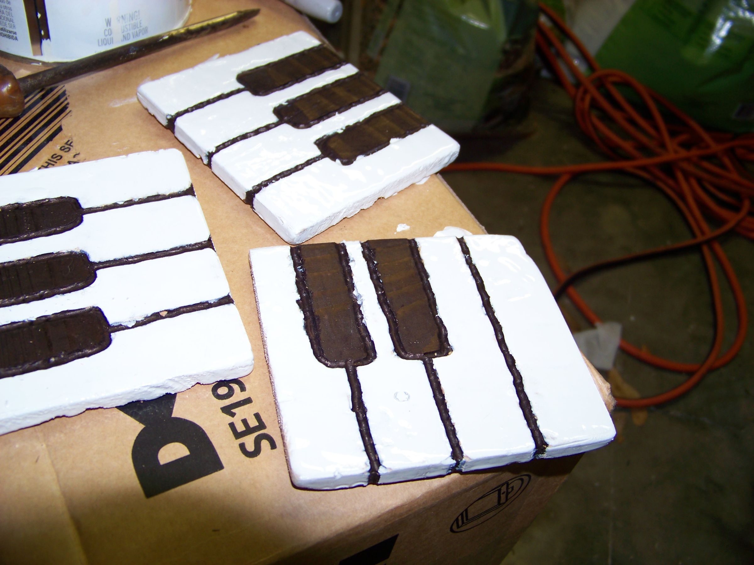 Piano Key Coasters : 5 Steps - Instructables