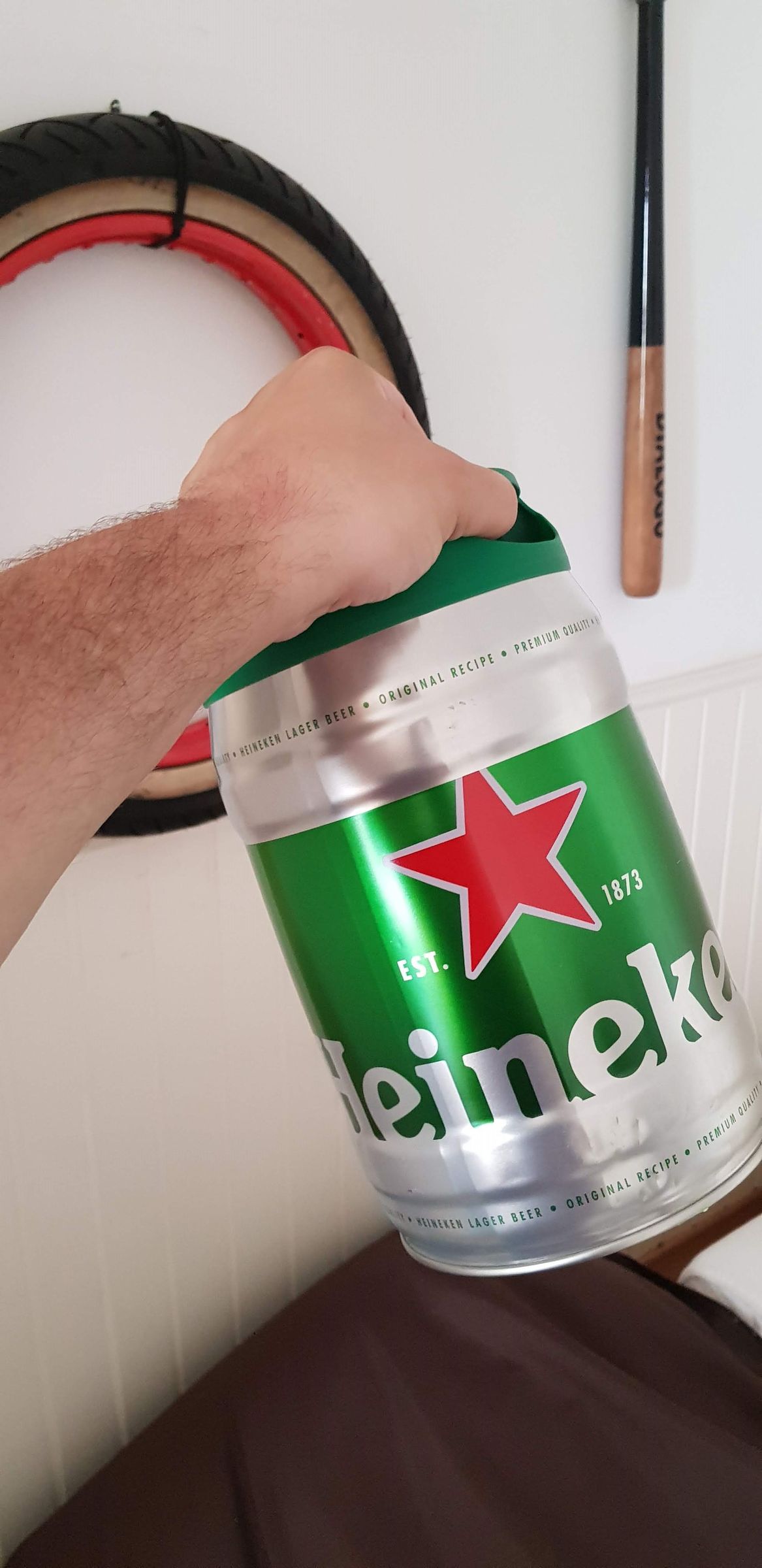 Heineken Keg Bicycle Basket : 3 Steps - Instructables