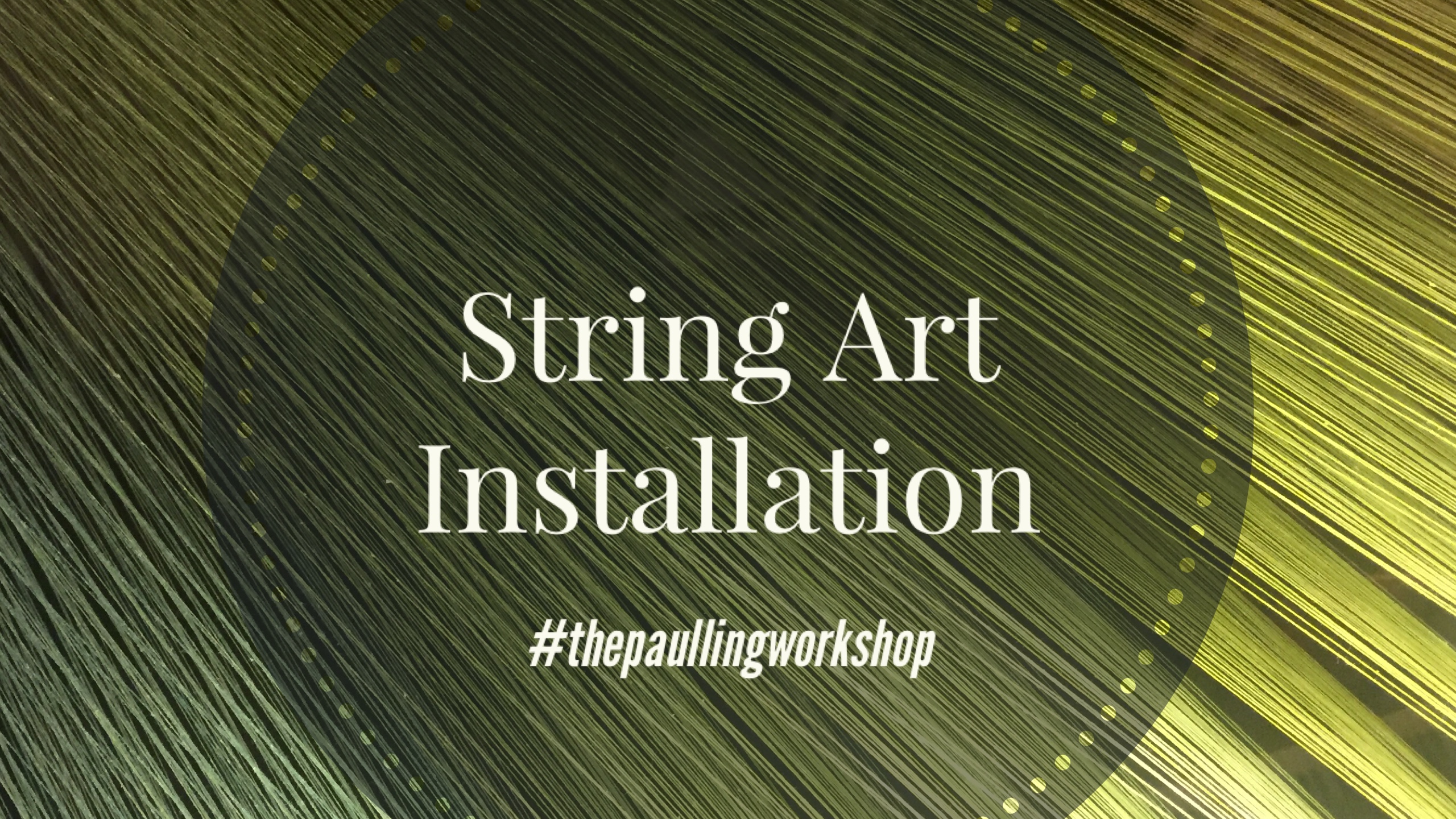 String Art Installation : 3 Steps (with Pictures) - Instructables