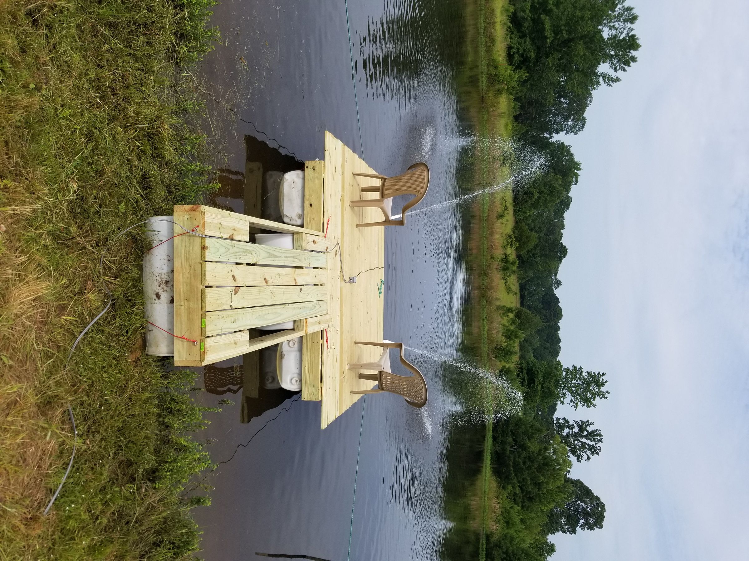 Floating Dock With Barrels (UPDATED) : 9 Steps (with Pictures ...