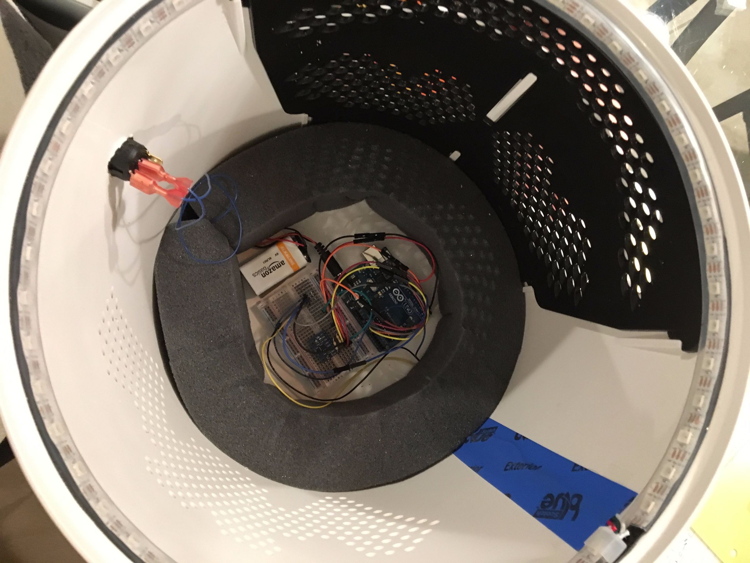 Arduino LED DJ Helmet : 10 Steps (with Pictures) - Instructables