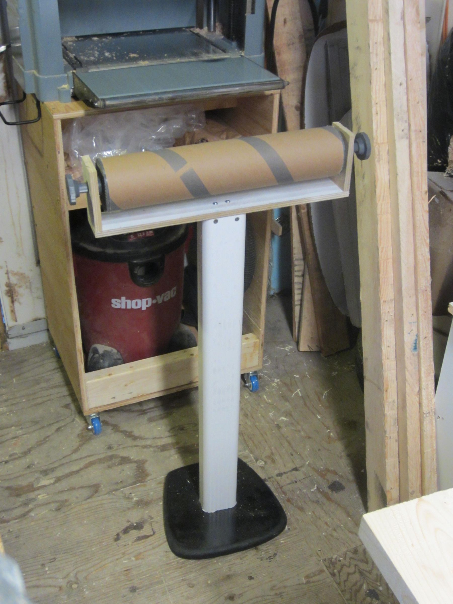 Cardboard Tube End Feed Roller With 3D Printed Parts : 5 Steps (with ...