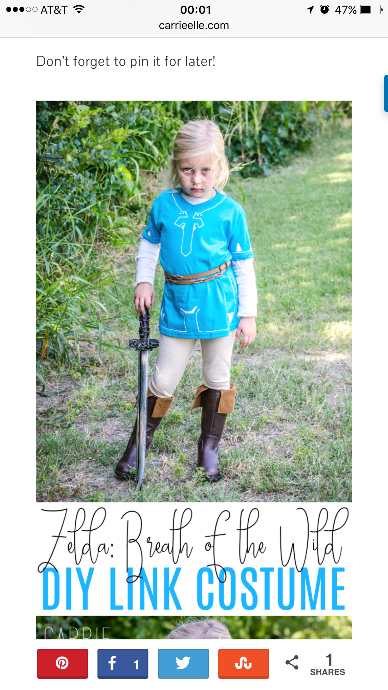 DIY LINK COSTUME: Legend of Zelda - Breath of the Wild & Majora's Mask ...