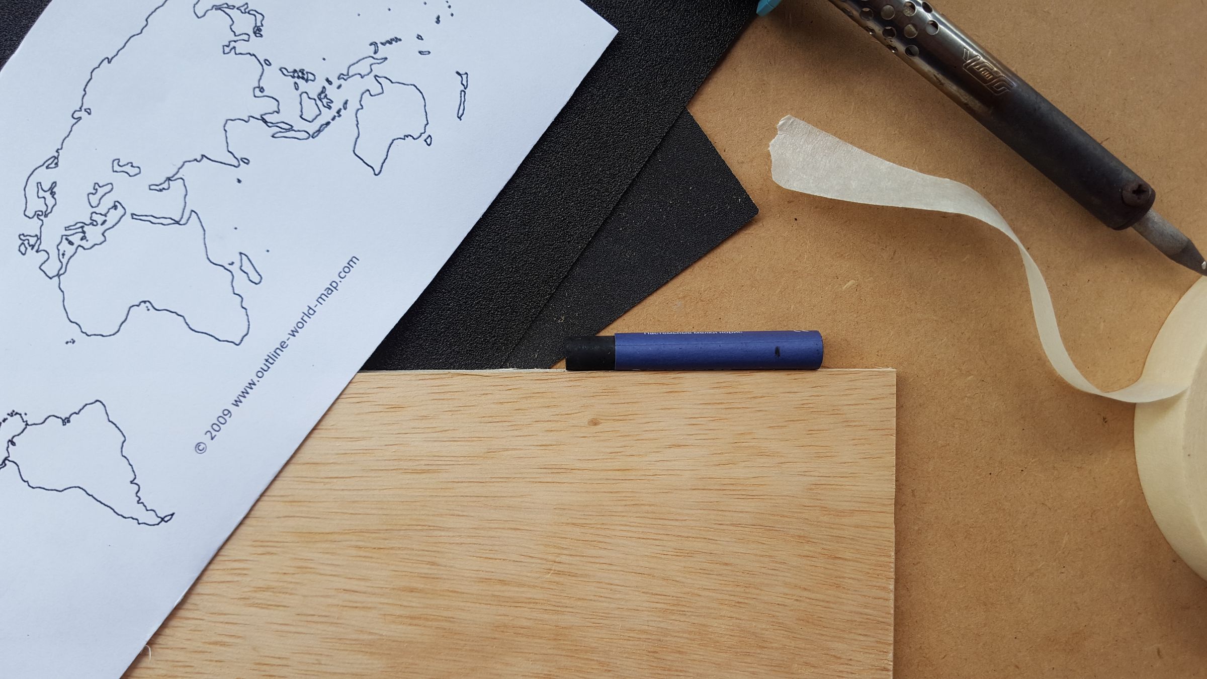 Wood Burning Map : 6 Steps - Instructables