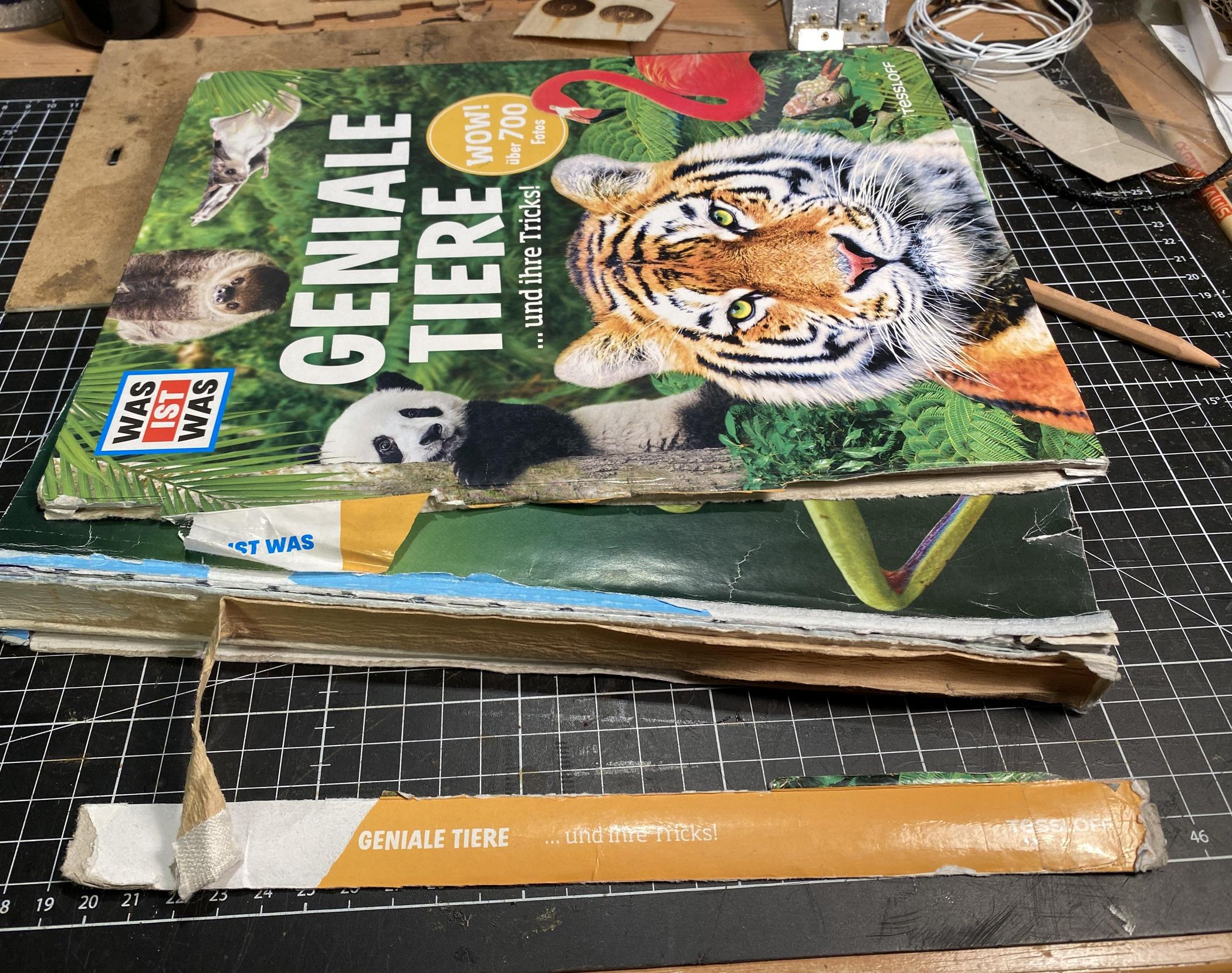 Bookbinding Restoration - Quick and Dirty : 4 Steps (with Pictures) - Instructables