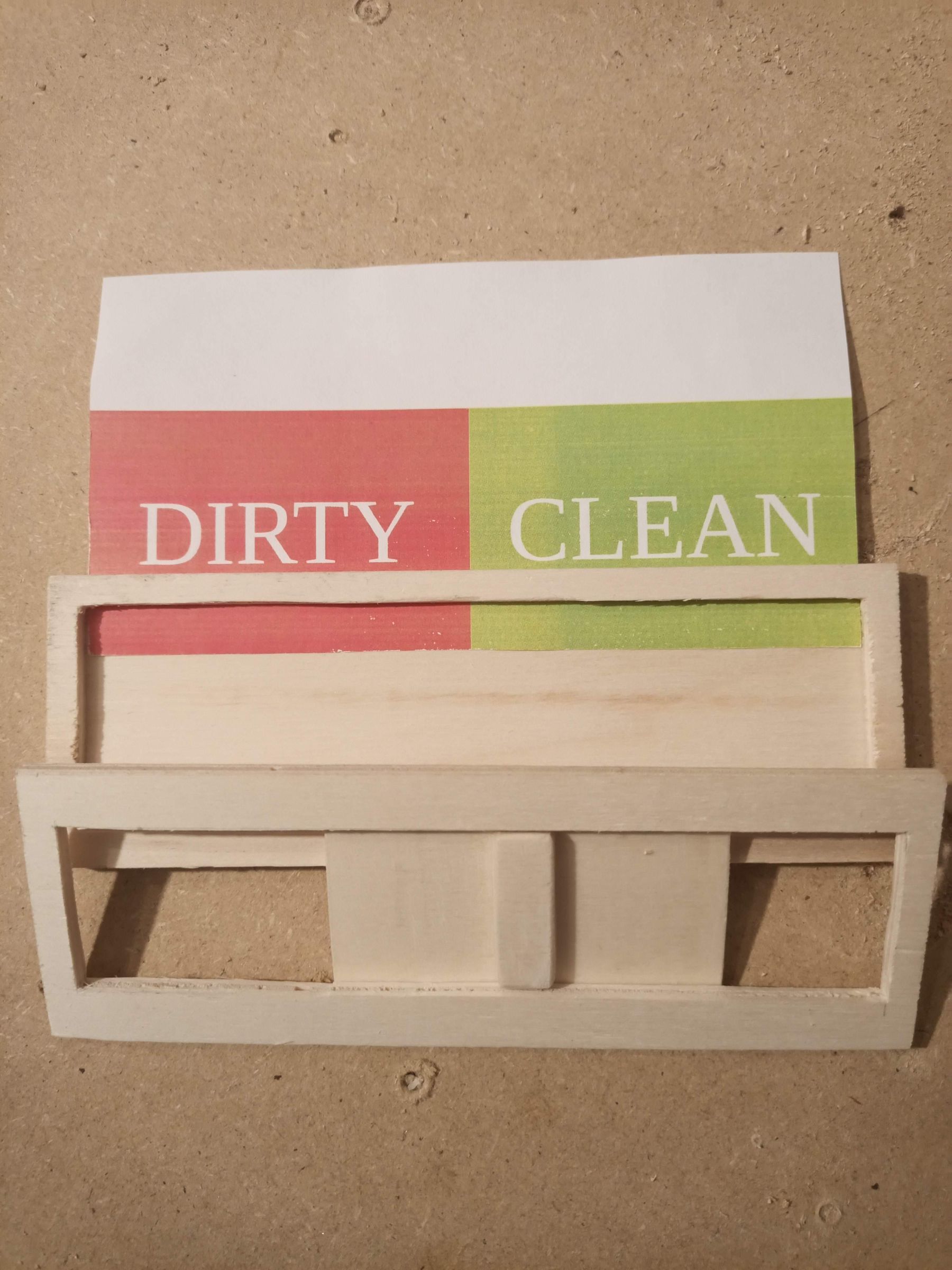 Dishwasher Dirty-Clean Sliding Indicator : 11 Steps (with Pictures ...