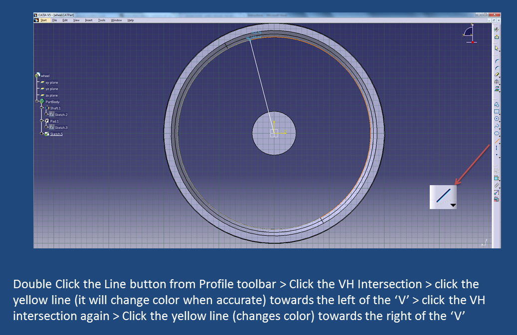Instructions for Designing a Wheel in CATIA V5 : 45 Steps - Instructables