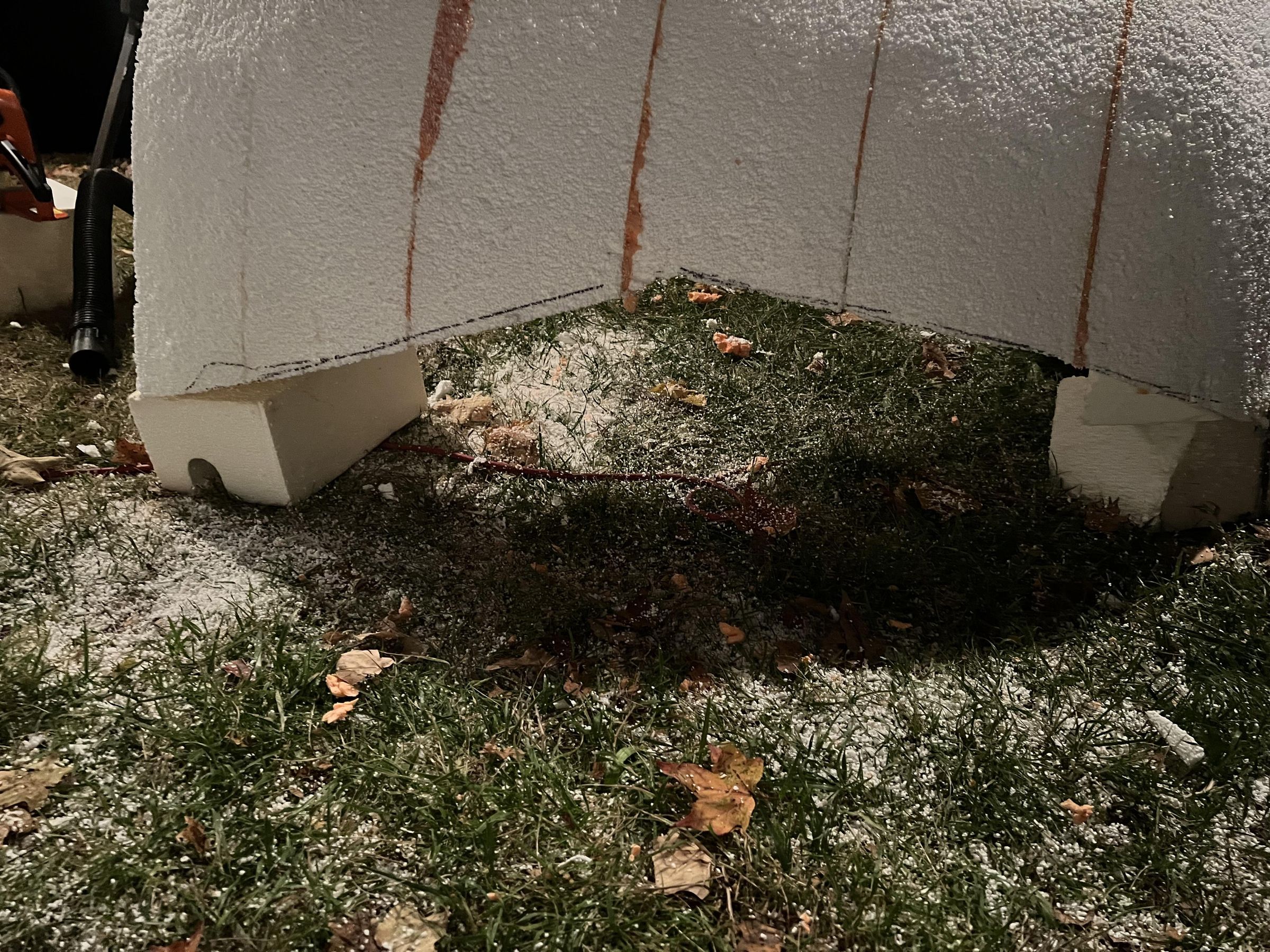 Over Sized Skeleton Breaking Out of My Home : 11 Steps (with Pictures ...