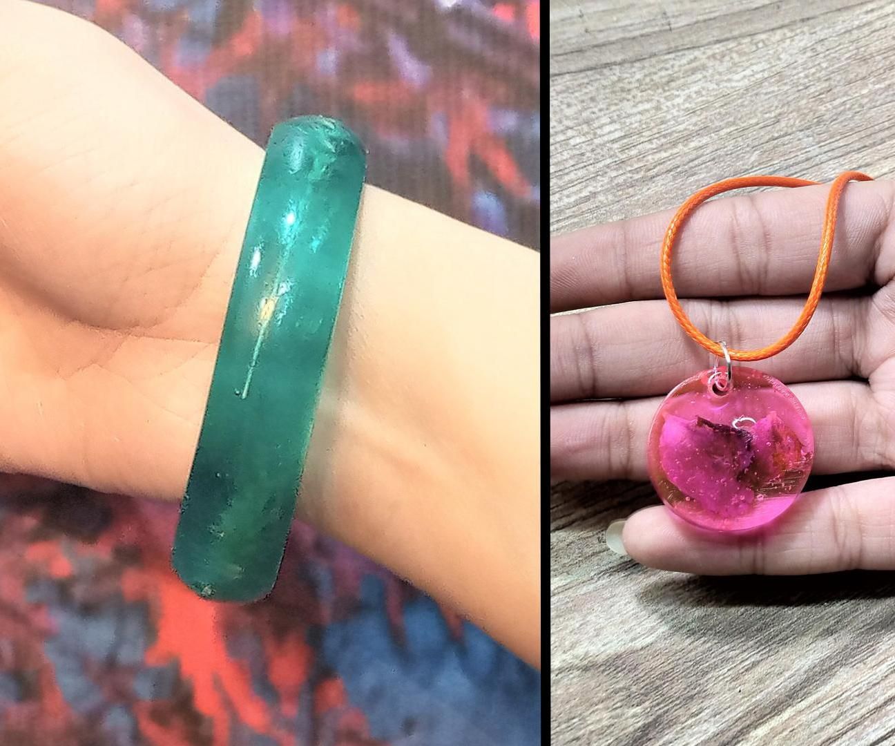 How to Make Resin Bracelet /Jewelry / Resin Art : 4 Steps (with ...