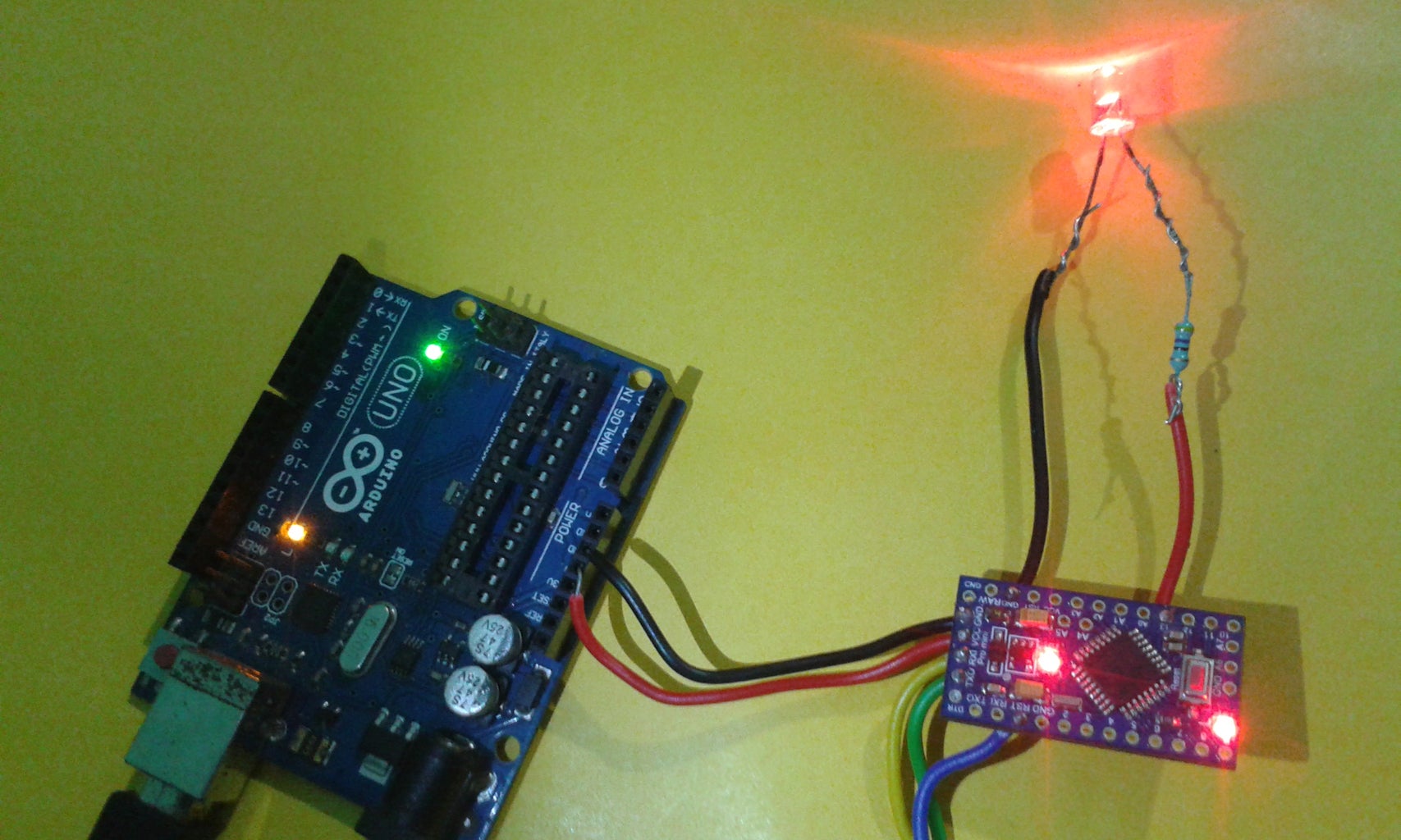 Program Pro Mini Using Uno Arduino Basics 7 Steps With Pictures Instructables