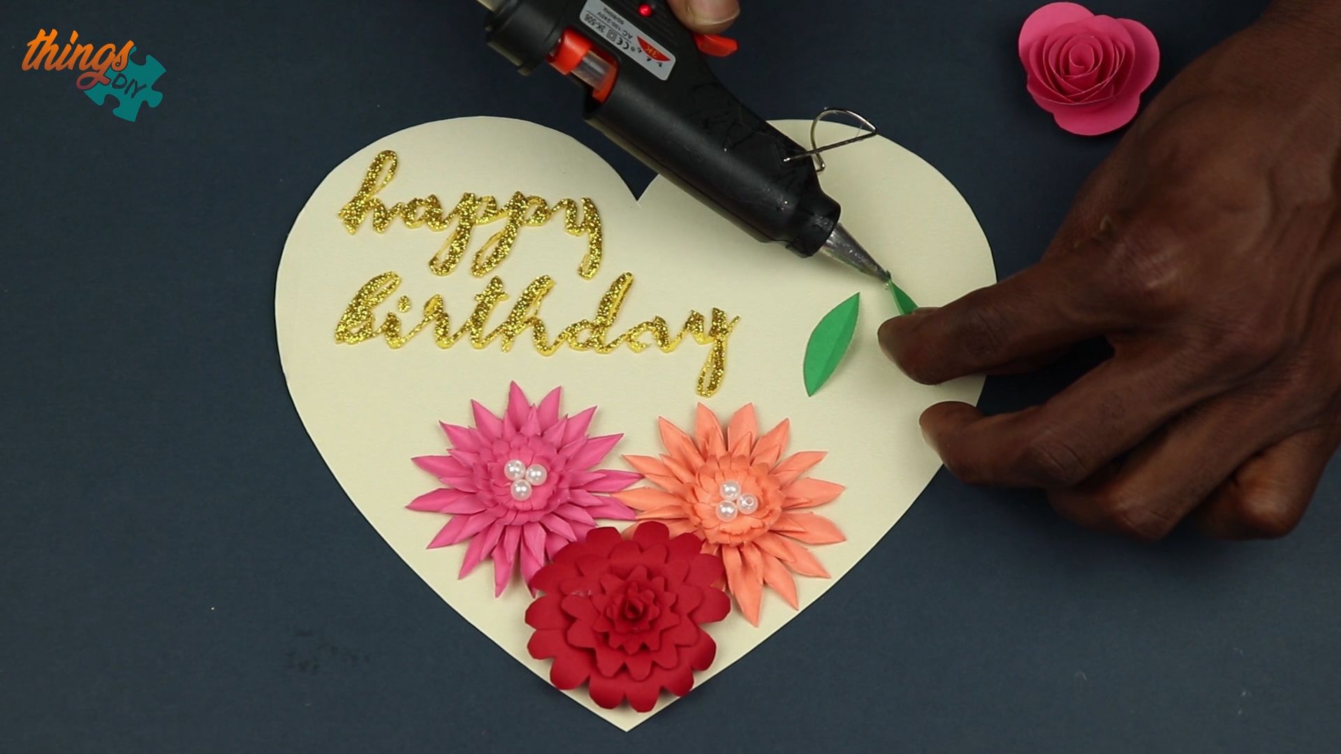 DIY Heart Shaped Birthday Card : 8 Steps - Instructables